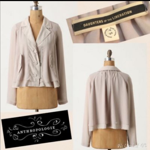 Anthropologie | Jackets & Coats | Daughters On The Liberation Pink ...